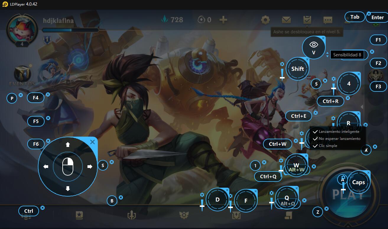 ¿Cómo usar la asignación exclusiva de teclas en "League of Legends ...